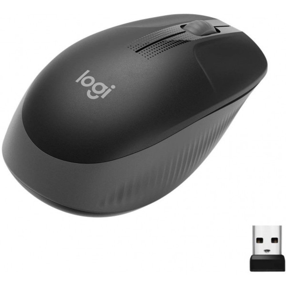 Logitech M190 Curved Design Full Size Wireless Mouse