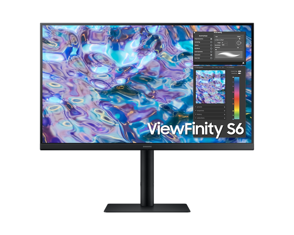 Samsung LS27B610 27" Viewfinity S6 QHD Ergonomic Borderless Flat Monitor