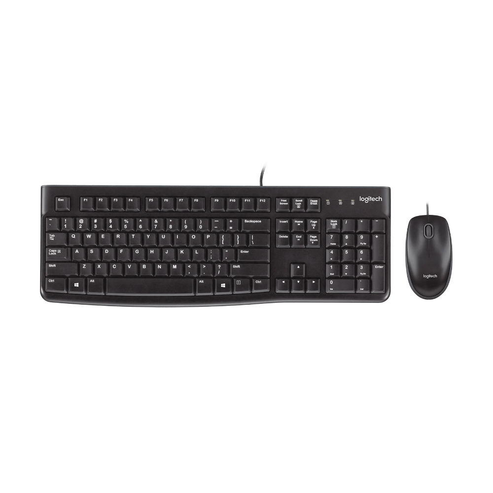 Logitech K120 920-002565 Corded Keyboard and Mouse Combo